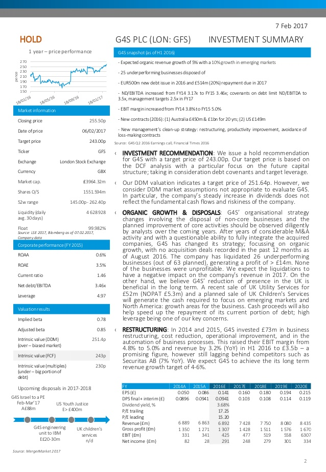 Stock Analysis Report Template Word