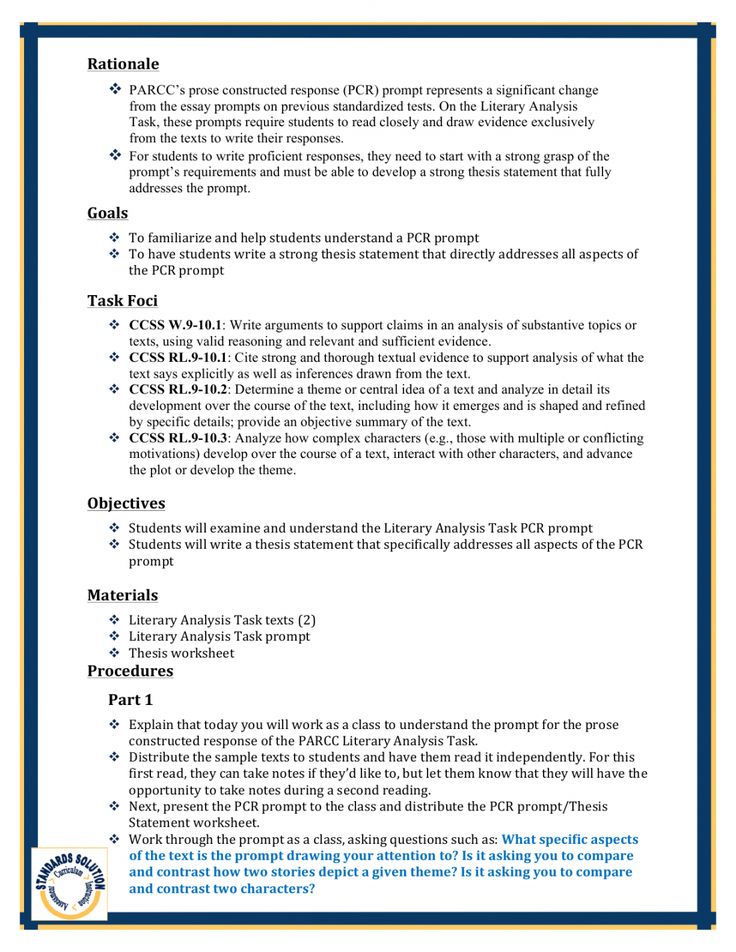 Task Analysis Lesson Plan Template