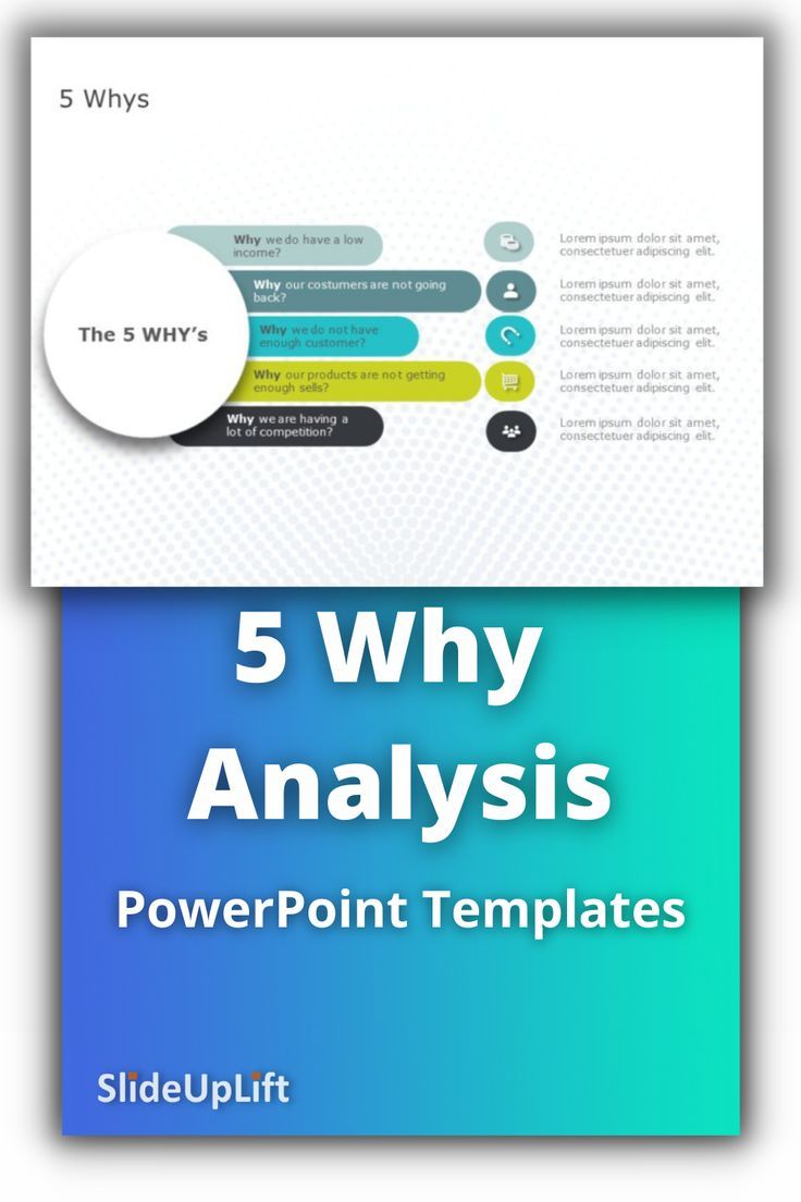 5 Whys Root Cause Analysis Template PPT
