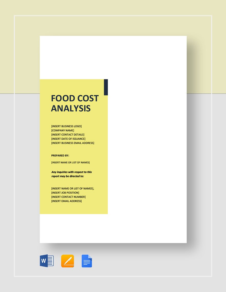 Freight Cost Analysis Template Excel