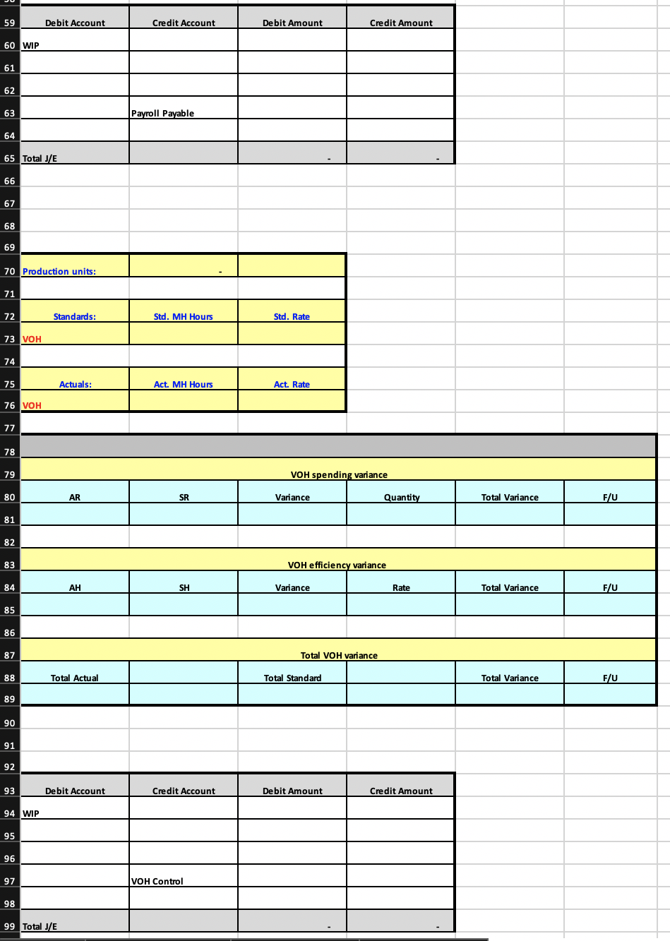 Price Volume Variance Analysis Excel Template