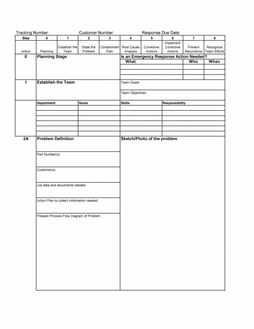 Root Cause Analysis Action Plan Template