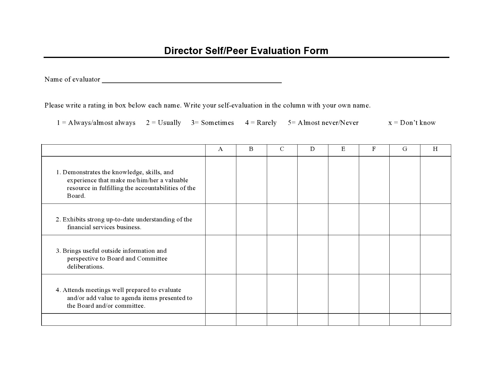 Group Project Evaluation Template