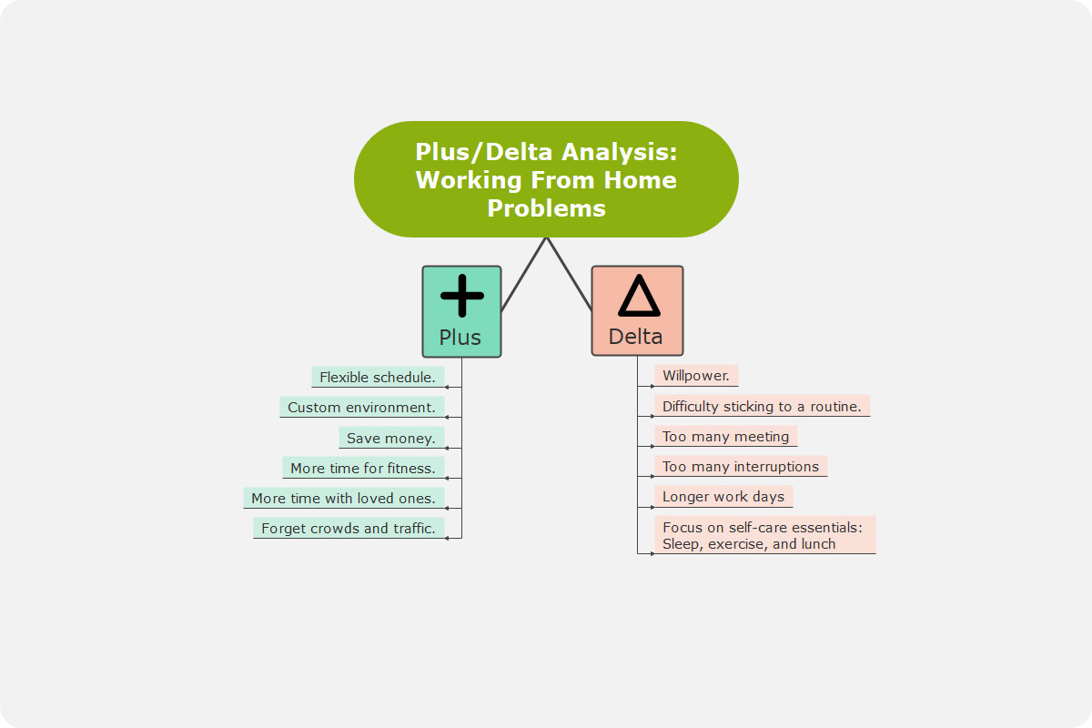 Plus Delta Evaluation Template
