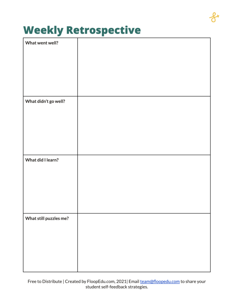 Self Evaluation Template For Students