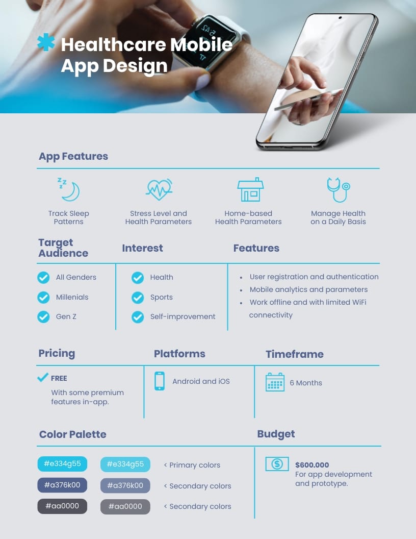Mobile App Development Brief Template