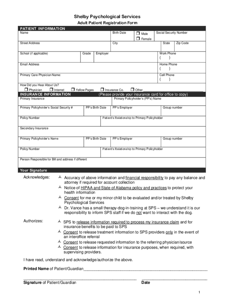 English Spanish Registration Form Template